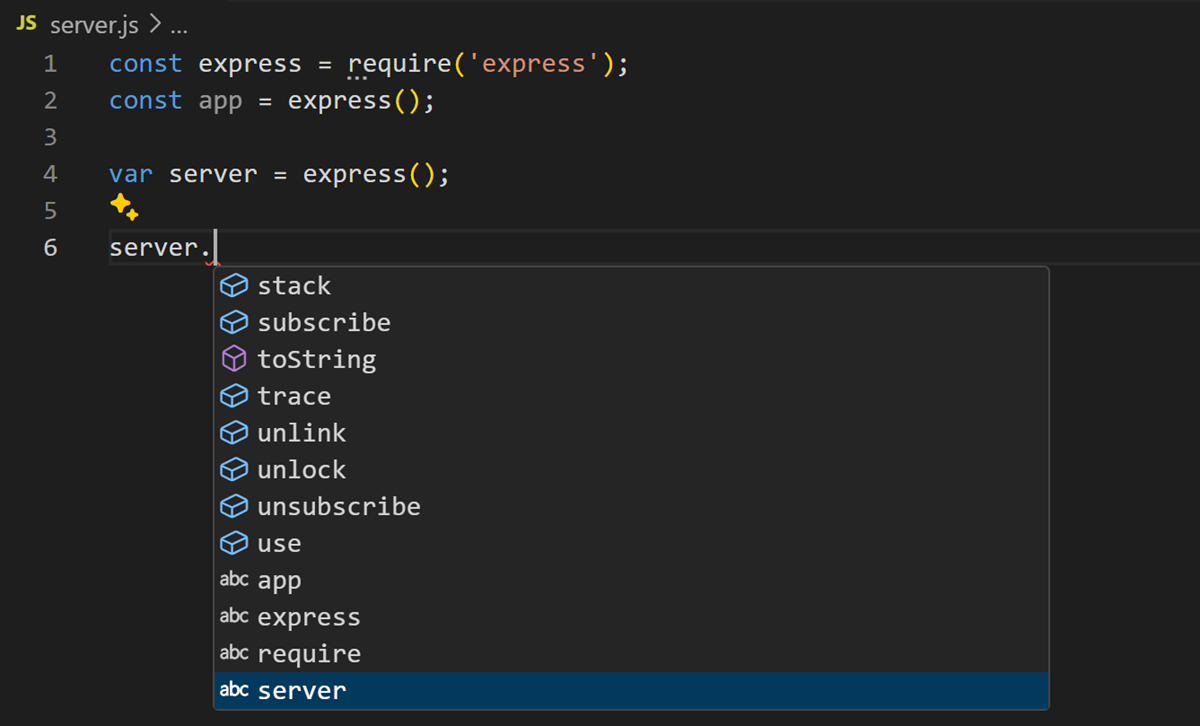 IntelliSense
