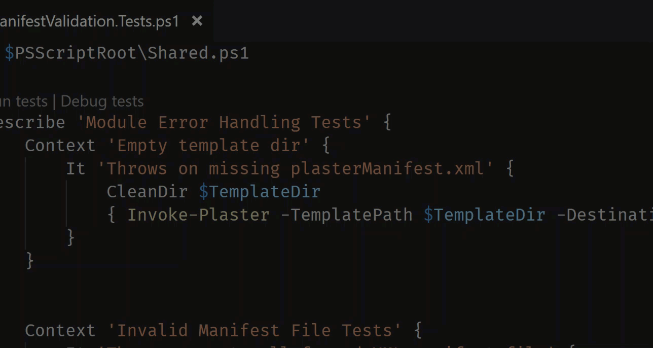 PowerShell editing with Visual Studio Code