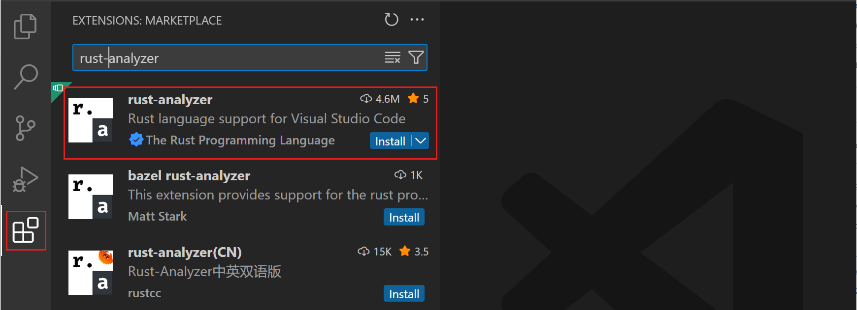 Rust With Visual Studio Code