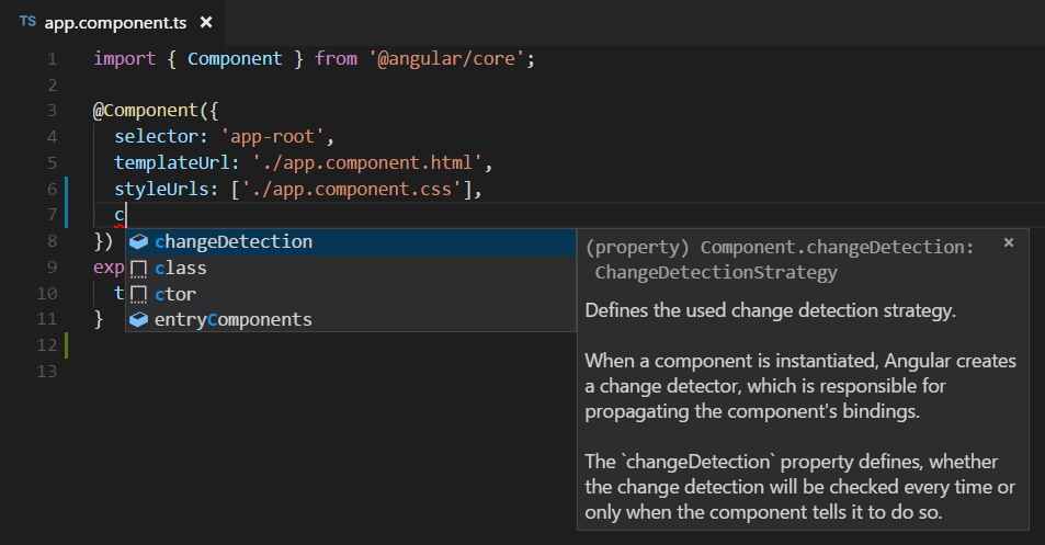 Using Angular In Visual Studio Code