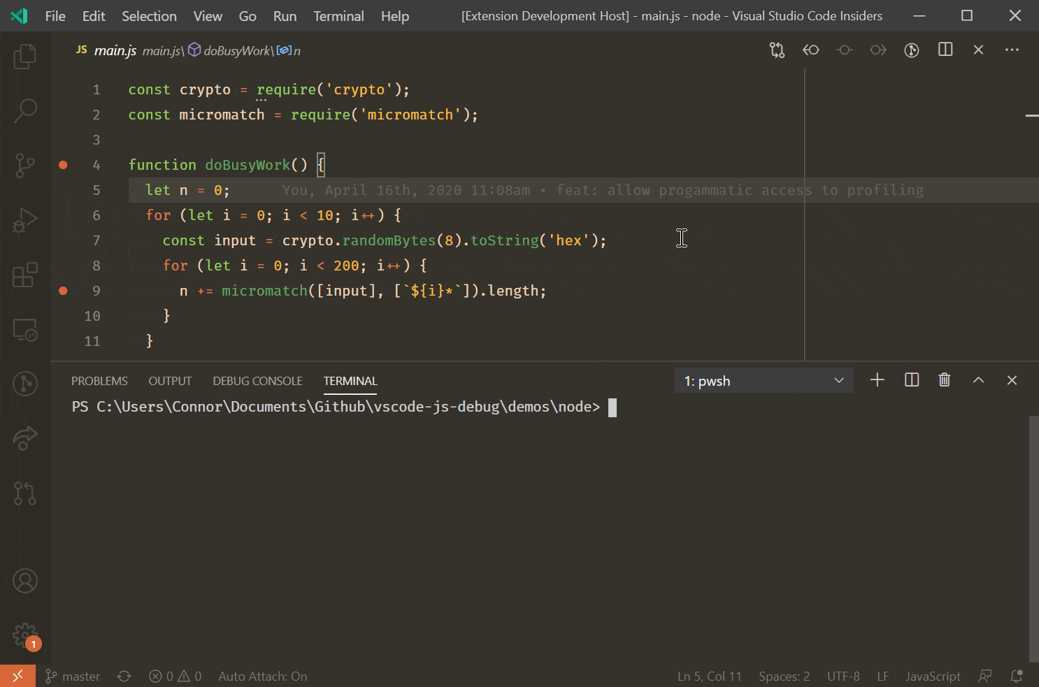 Debug Node.js Apps using Visual Studio Code