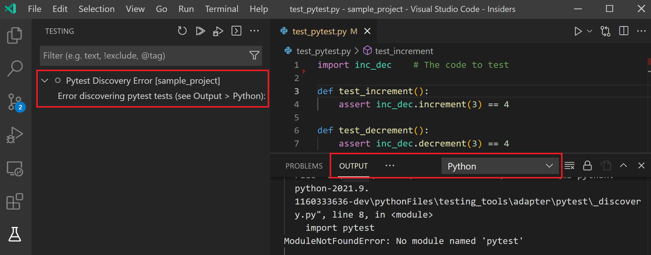 Testing Python In Visual Studio Code 2023 