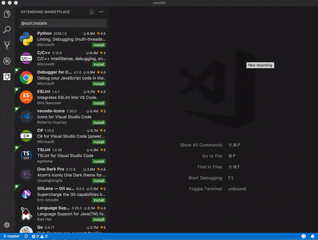 Visual Studio Code February 2018