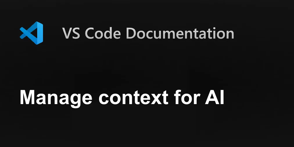 Manage context for AI